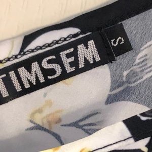 Timsem | Tops | Tinsel Black Floral Tank Spaghetti Strap Tank | Poshmark